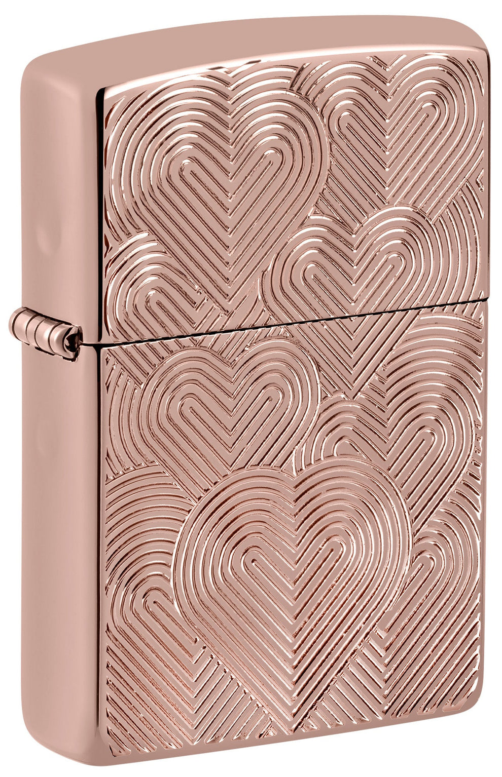 Zippo Hearts Armor High Polish Rose Gold Windproof Lighter – Zippo Lighters India