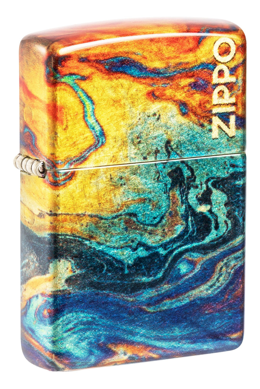 Zippo Colorful Design 540 Tumbled Brass Windproof Lighter – Zippo Lighters India