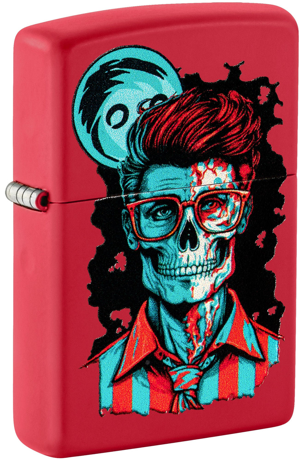 Zippo Dapper Skeleton Design Red Matte Windproof Lighter – Zippo ...